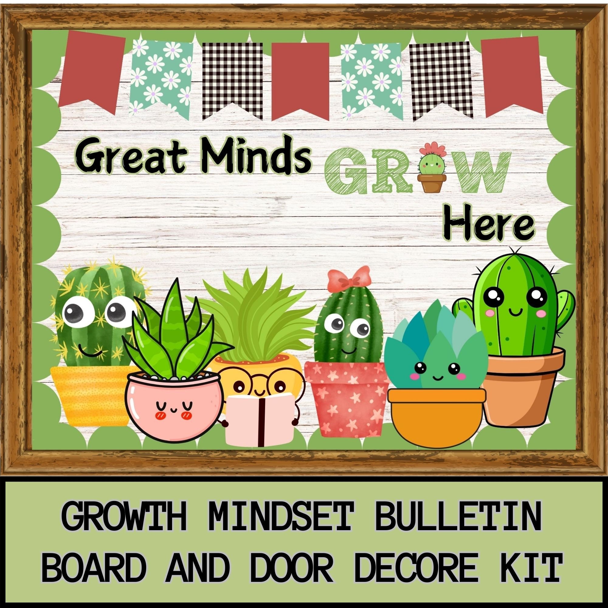 Classroom Decor Growth Mindset Bulletin Board Kit DIY Bulletin Board ...
