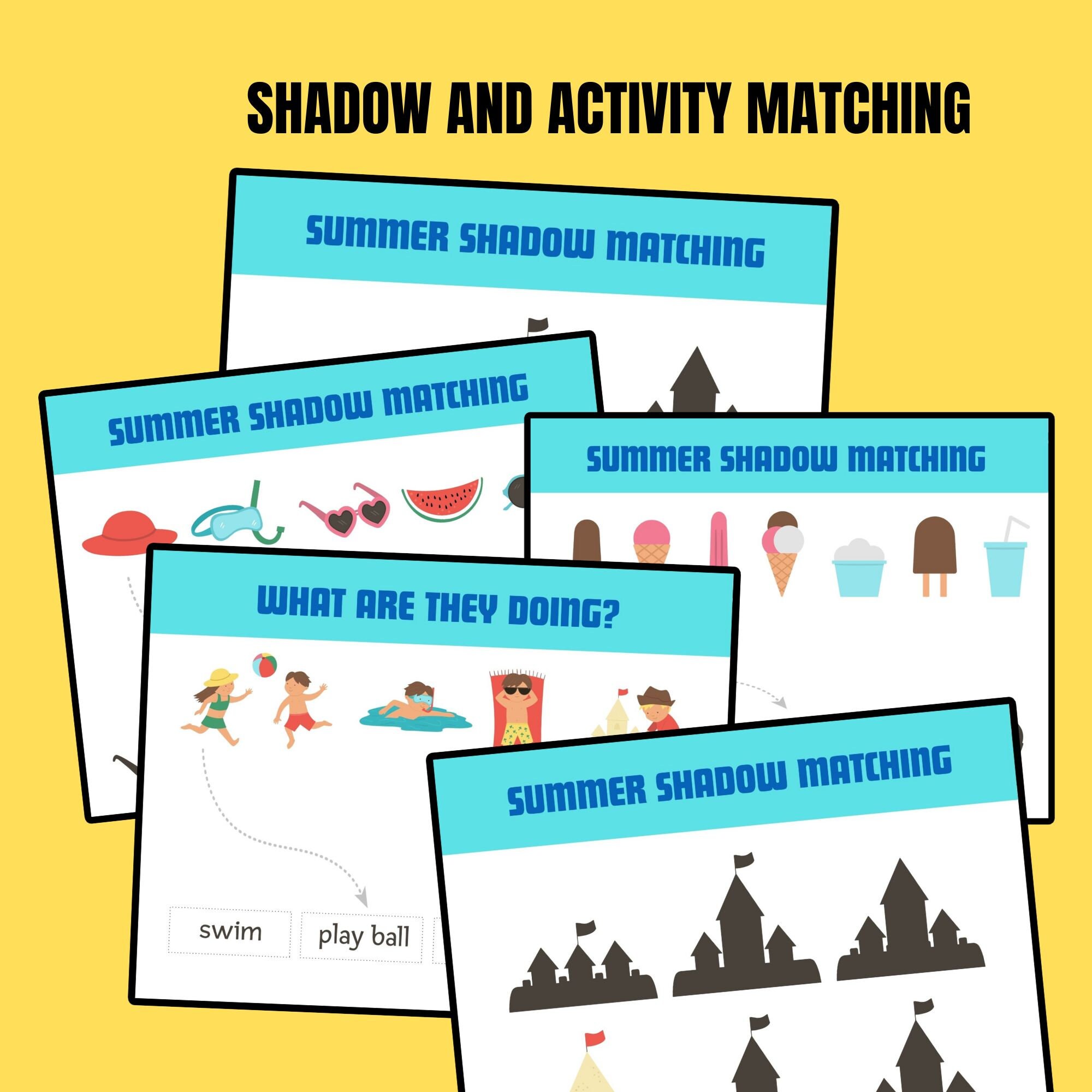 Summer Printable Games Bundle Activities for Kids Printable Mazes ...