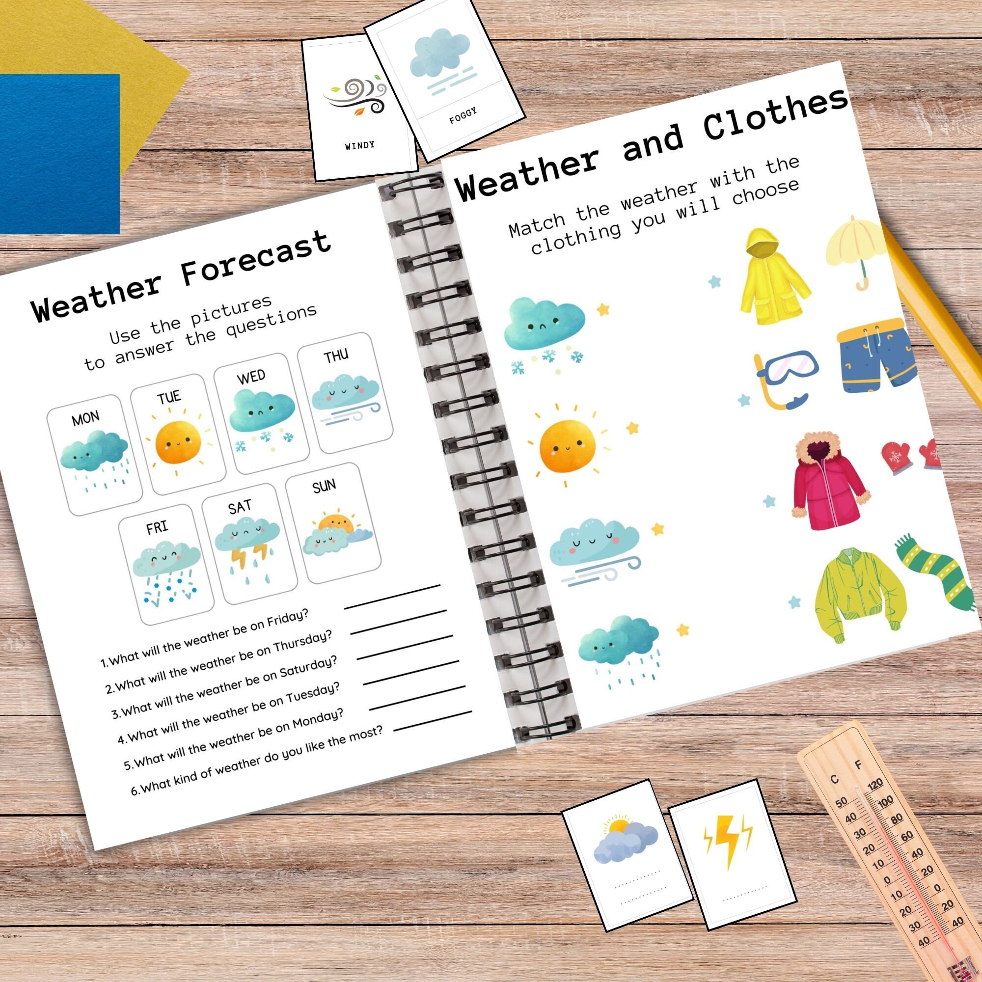 Weather and Seasons Unit Study Homeschool Learning Materials ...