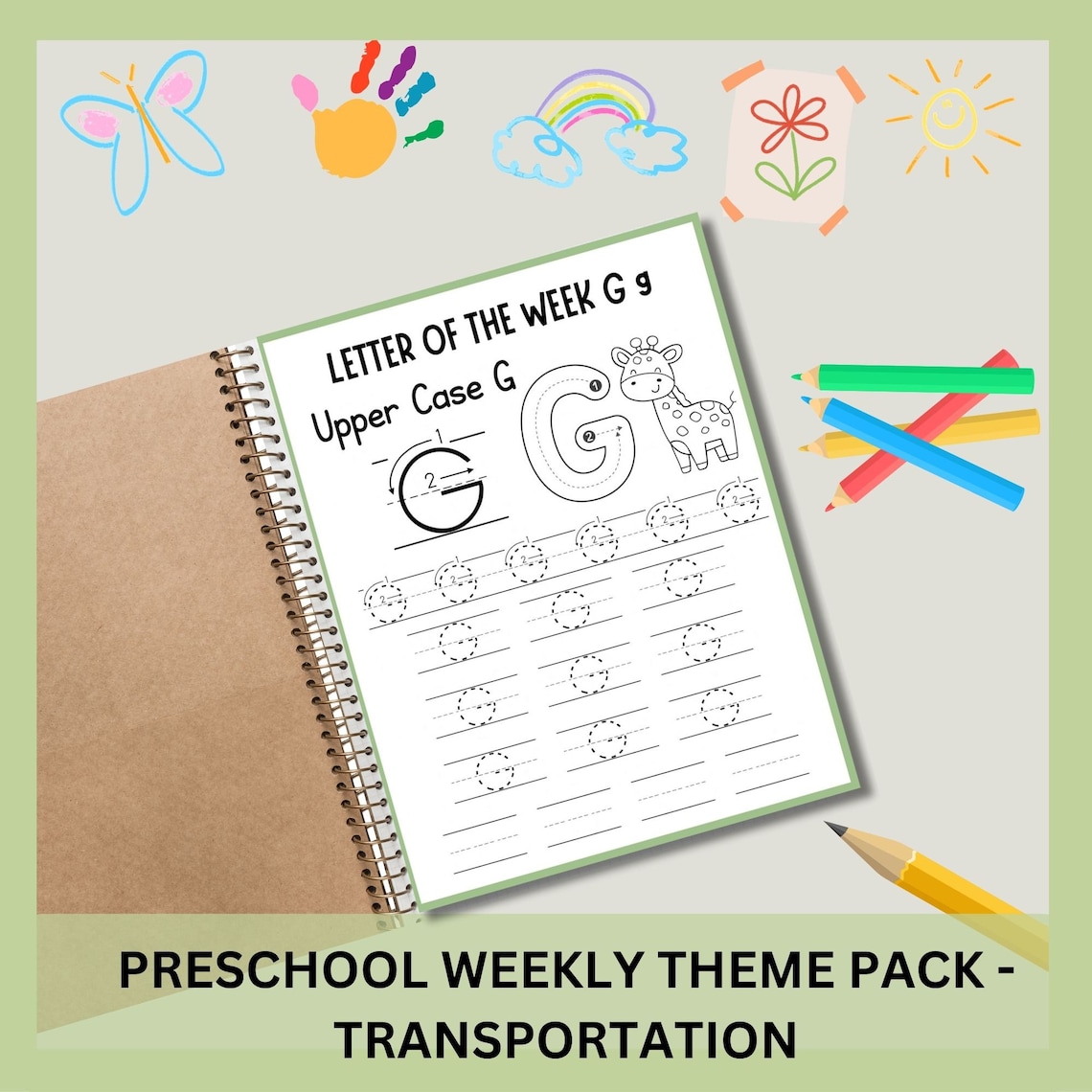 Preschool Curriculum Preschool Worksheets Homeschool - Etsy