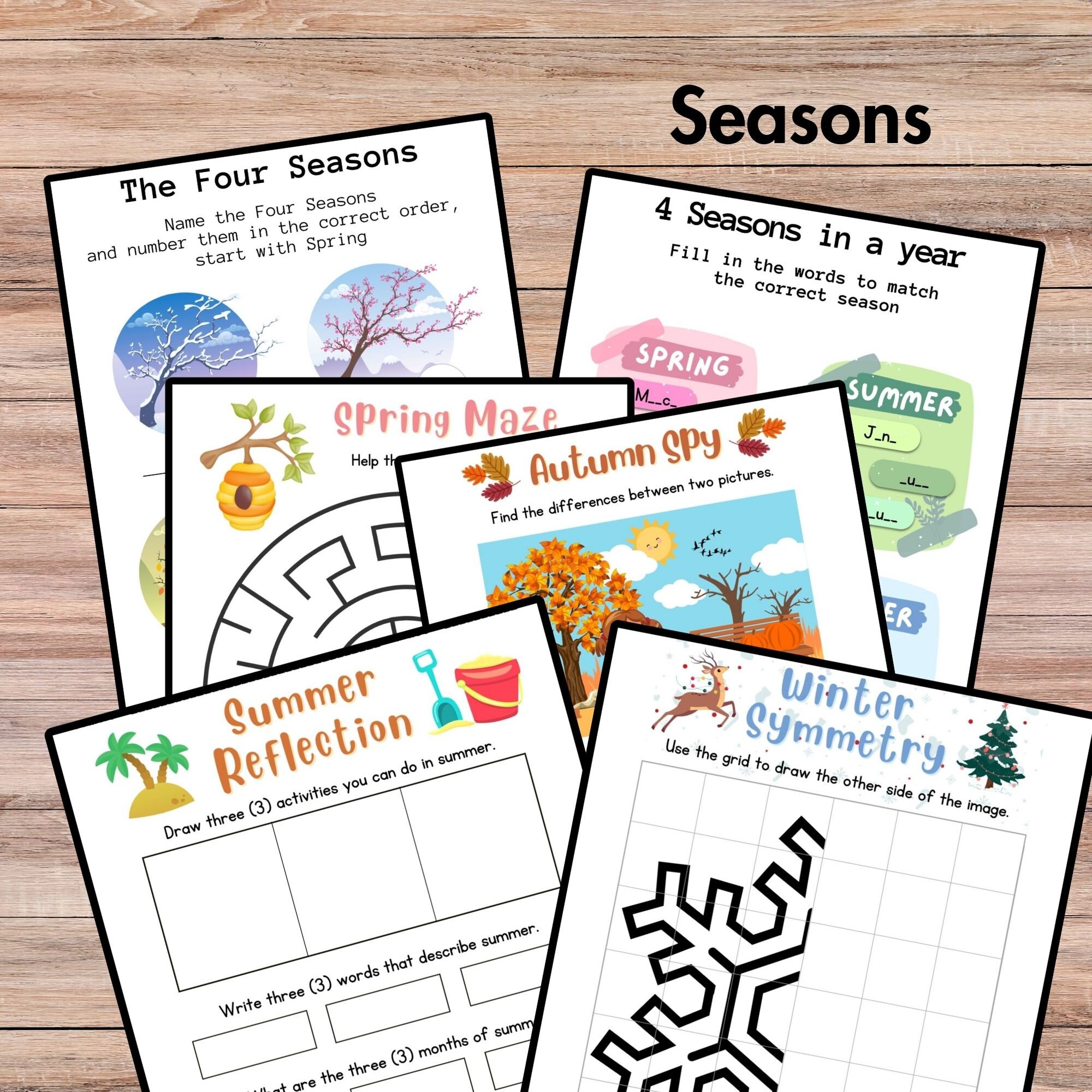 Weather and Seasons Unit Study Homeschool Learning Materials ...