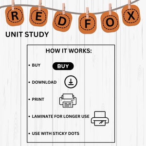 Red Fox Unit Study Homeschool Fall Activities Red Fox Anatomy & Life ...