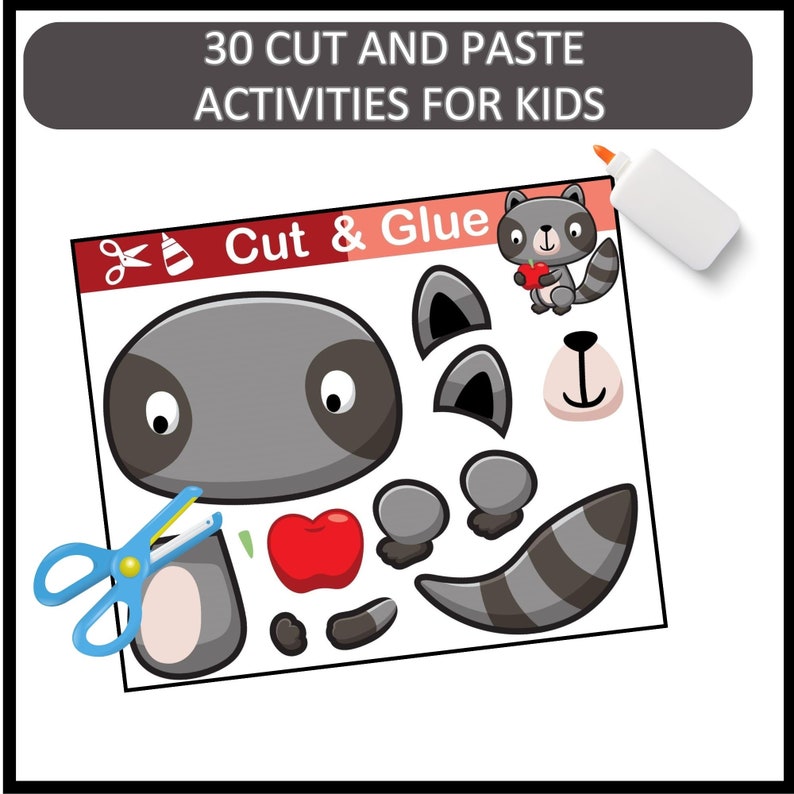 Scissor Skills Cut and Paste Activities Preschool Worksheets ...