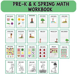 Printable Spring Learning Pack Spring Preschool Pack Learning ...