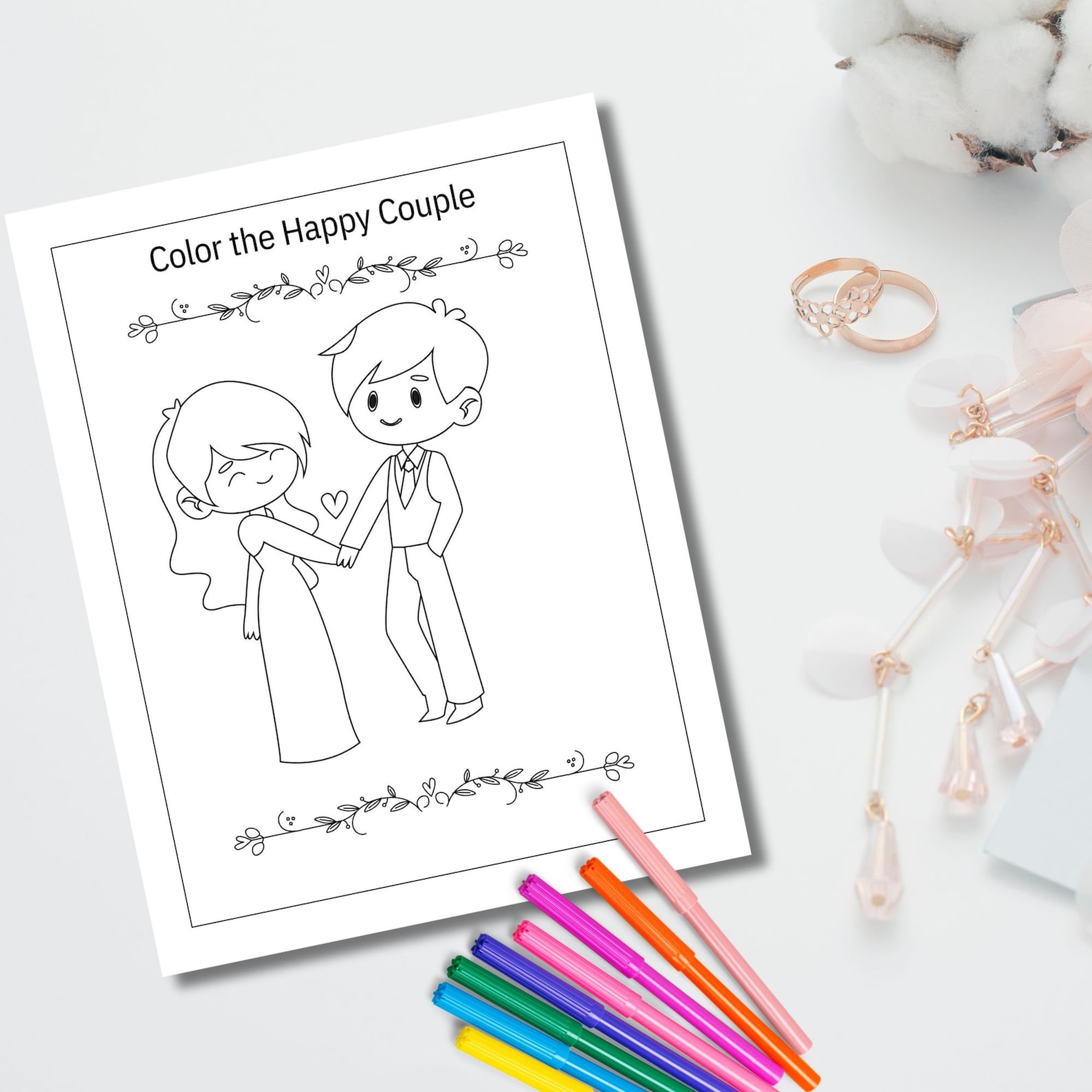 Kids Wedding Activity Pack Wedding Activity Book Coloring Book for Kids ...