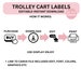 Classroom Rolling Trolley Cart Labels Editable Teacher Drawer Filing ...