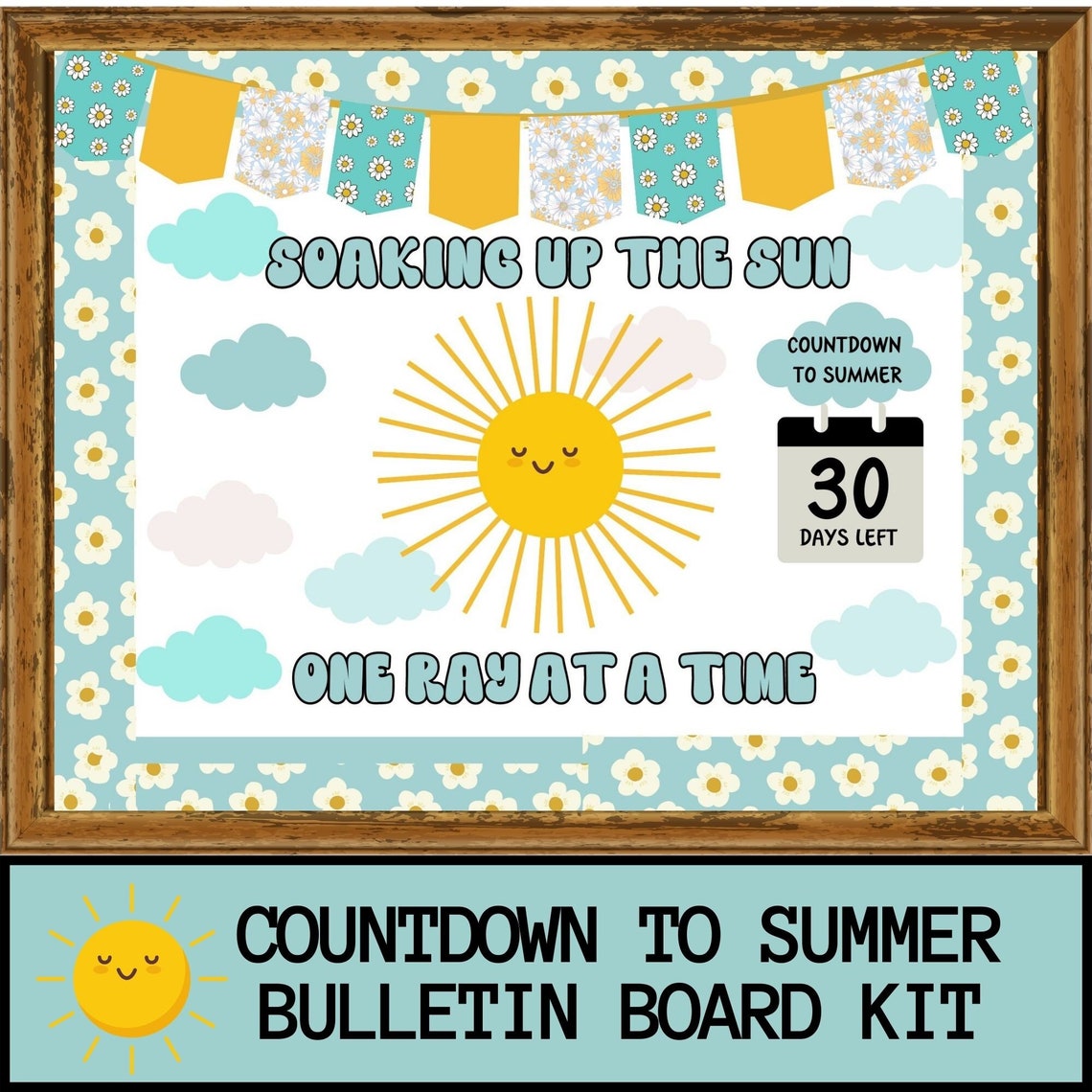 Summer Bulletin Board Kit End of the Year Bulletin Board Countdown to ...