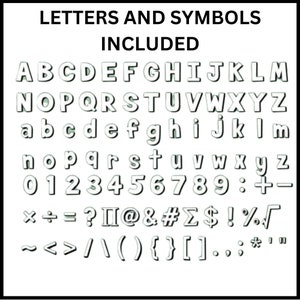 3D Printable Bulletin Board Letters Classroom Decor Bulletin Board ...