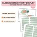 Classroom Birthday Printable Display Editable in Canva Boho Modern ...