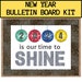 New Year Themed Motivational Printable Bulletin Board Set or Door Decor ...