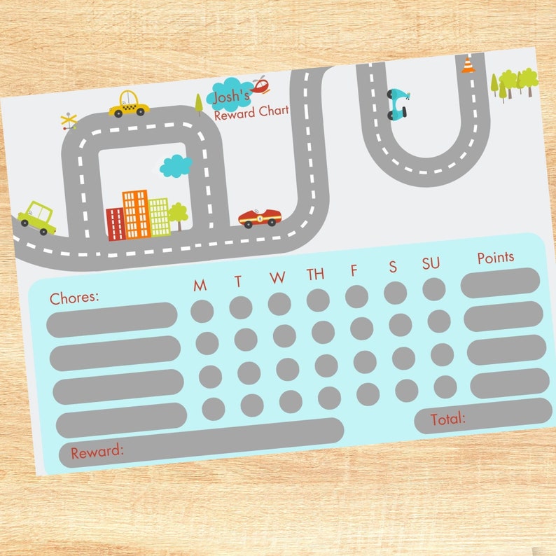 Editable Reward Chart for Multiple Kids Daily Checklist - Etsy