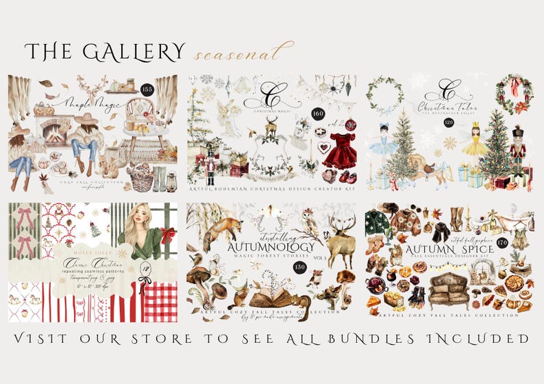 55K+ Whole Shop Clipart Mega Bundle: Commercial Use Entire Shop ...