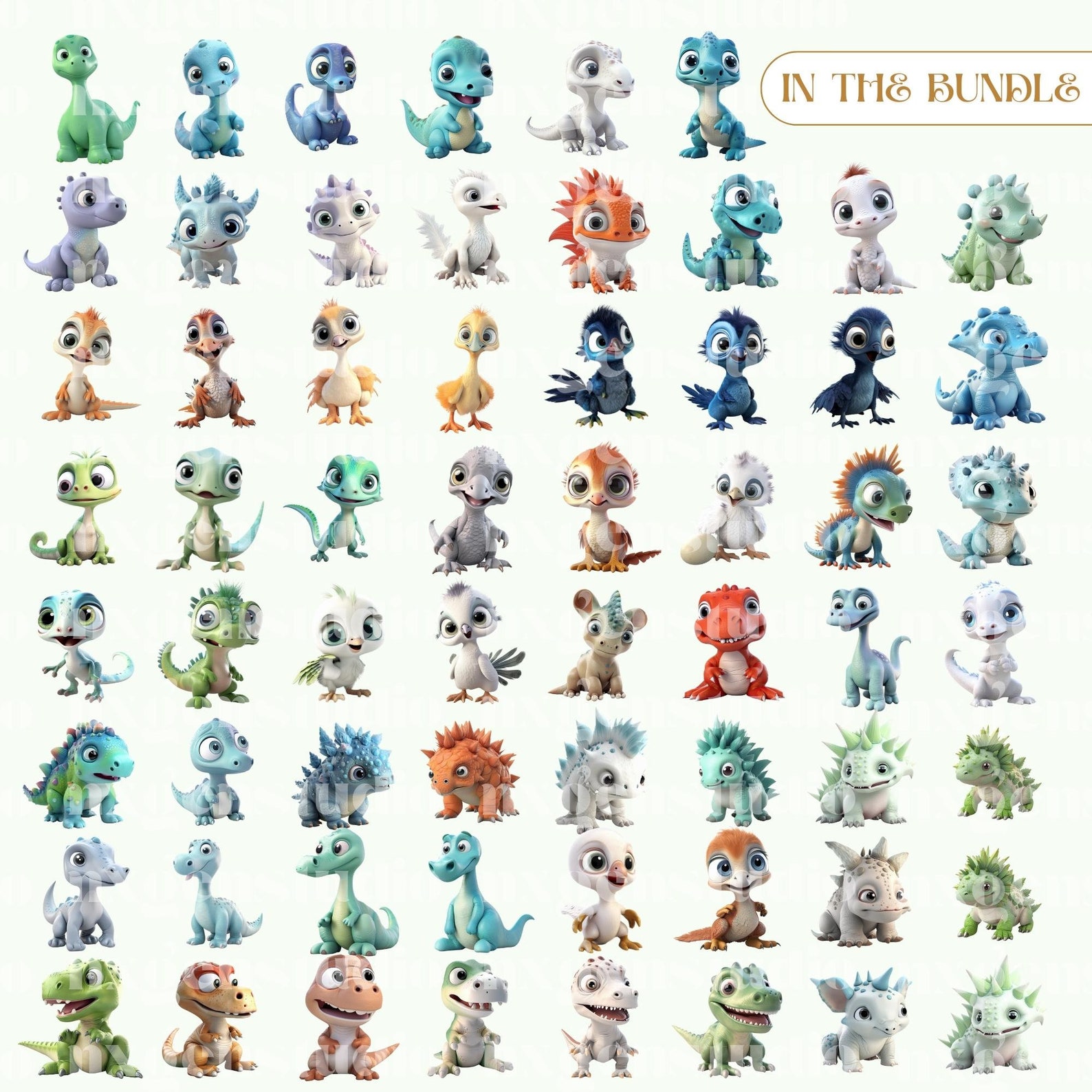 Cute Animated Dino Cute Animation Clipart Animated Dinosaur - Etsy UK