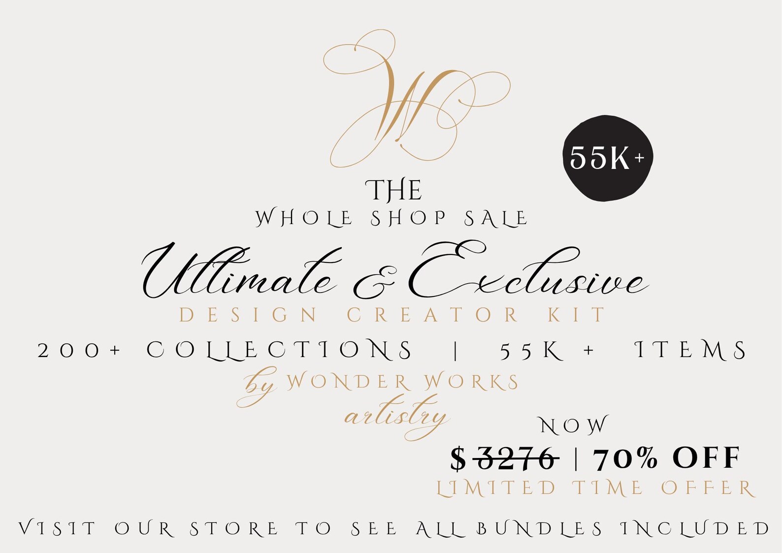 55K+ Whole Shop Clipart Mega Bundle: Commercial Use Entire Shop ...