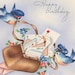 100 Bluebirds of Happiness - Vintage Greeting Card Illustrations ...
