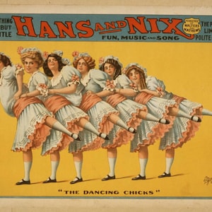 Curated Collection - 125 Vaudeville and Burlesque Theatre Ads - Vibrant ...