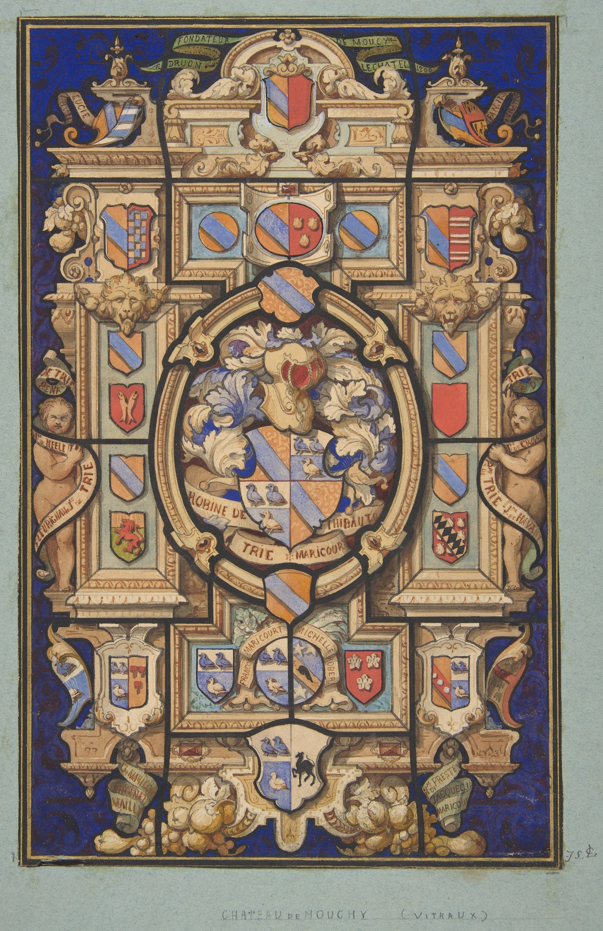 125 Historic Medieval Heraldic Design Coats of Arms Illustrations and ...