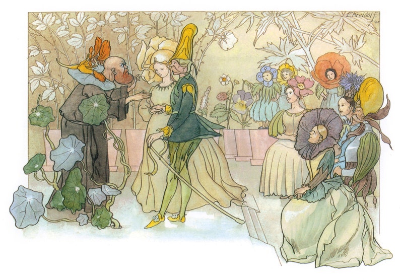 60 Vintage Swedish Fairy Illustrations - Wee Folk, Meadow Gnomes and ...
