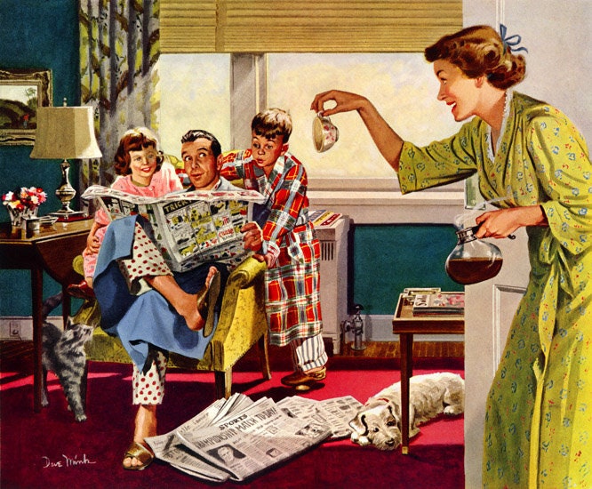 100 Nuclear Family in the Atomic Age - Vintage Ads and Illustrations of ...