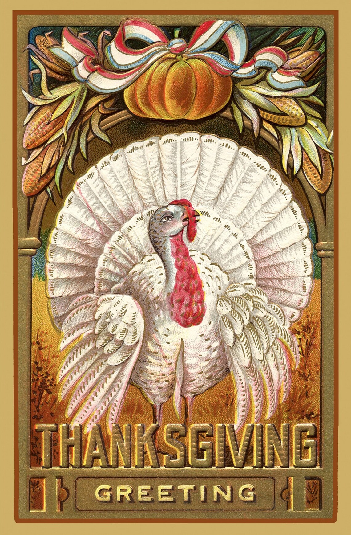 A Good Old-fashioned Thanksgiving - 70 Vintage Illustrations - Etsy