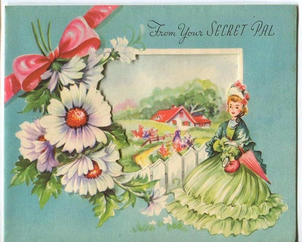 100 Victorian Design Vintage Greeting Card Illustrations From Mid ...