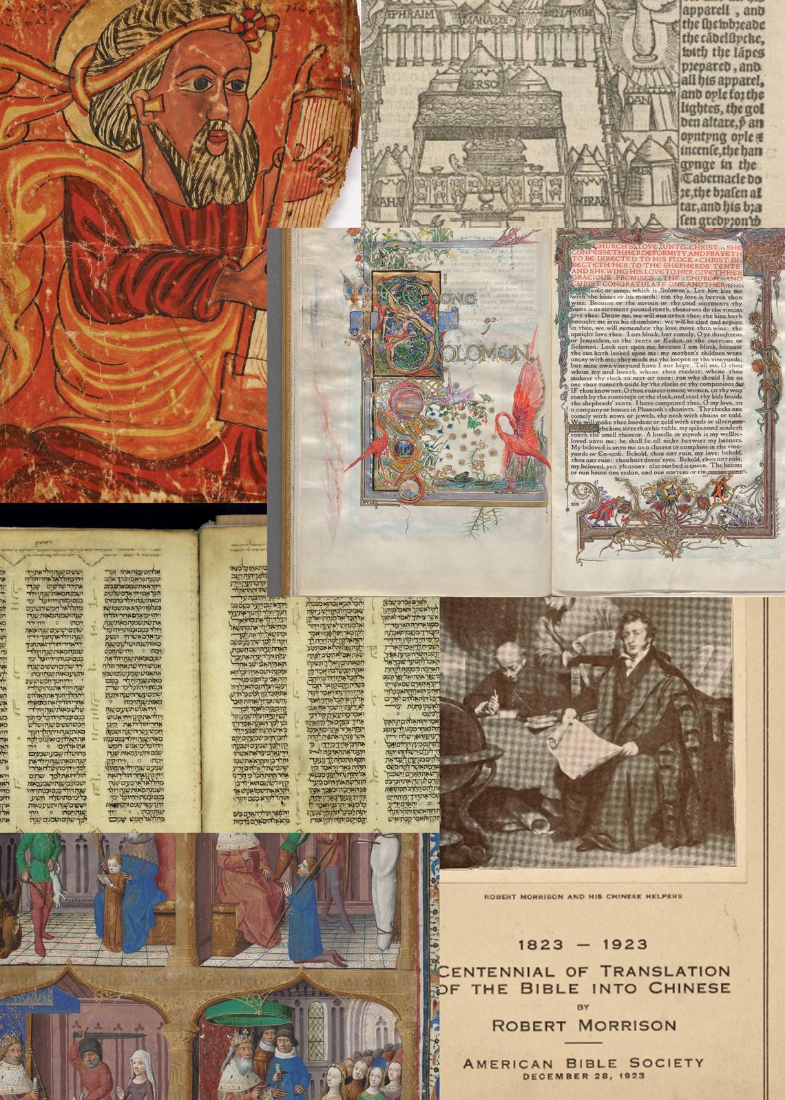 465 Pages From Historic and Ancient Bibles, Prayer Books, Medieval ...