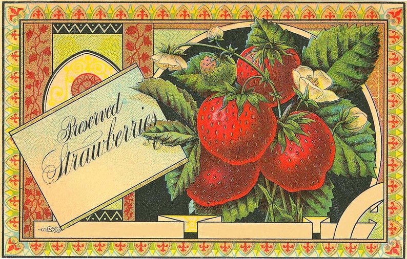 150 Bright and Colorful Vintage Fruit, Vegetable and Flower Shipping ...