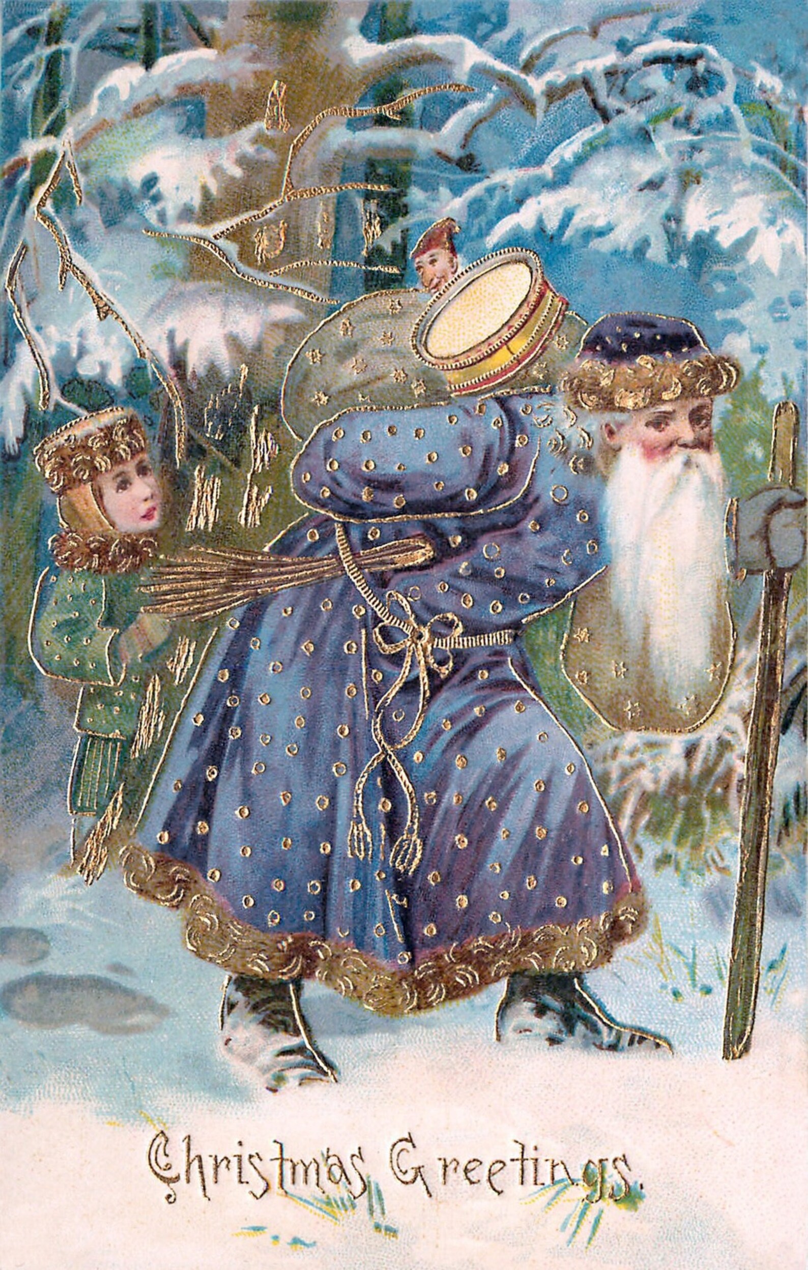 Victorian Santa Collection - 70 Graphics Derived From Vintage Christmas ...