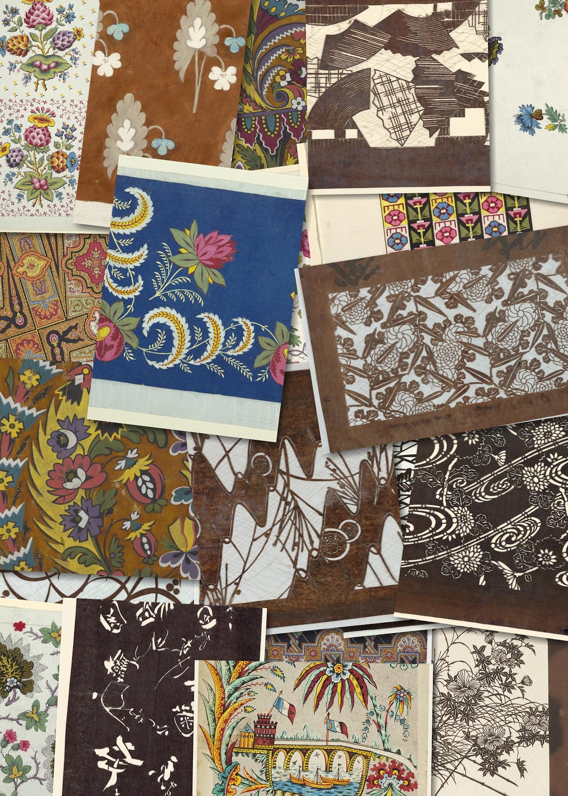 250 Authentic Victorian Fabric Design Images - Etsy