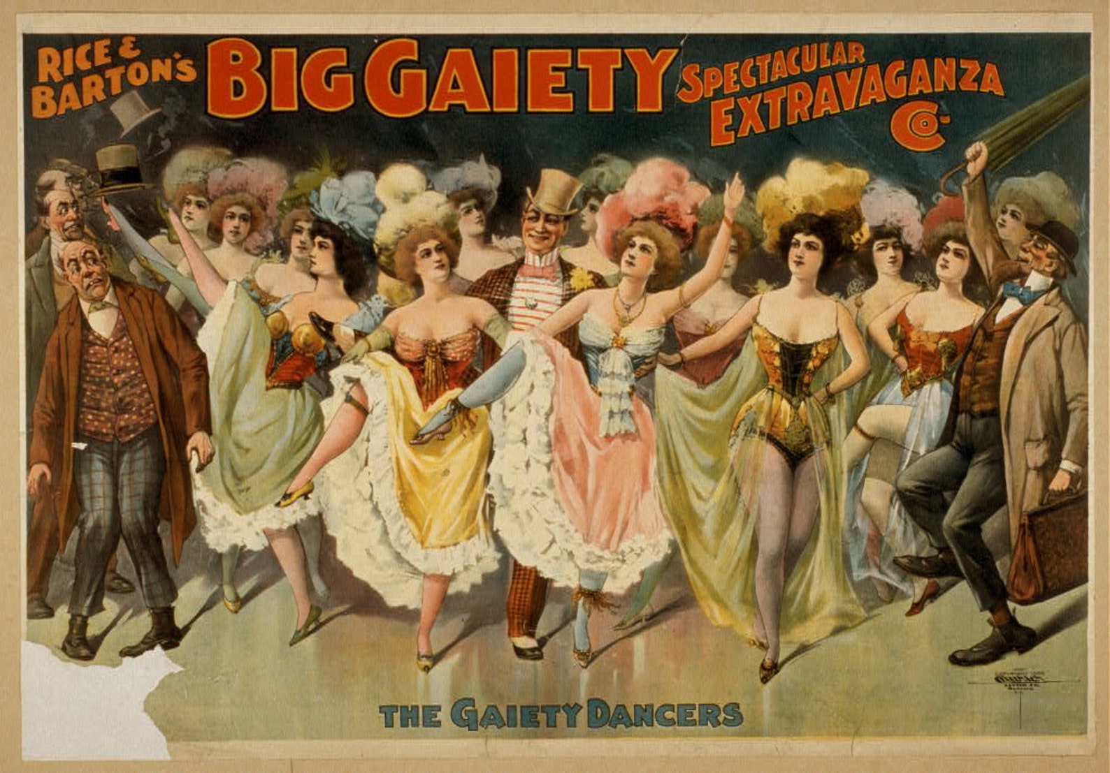 Curated Collection - 125 Vaudeville and Burlesque Theatre Ads - Vibrant ...
