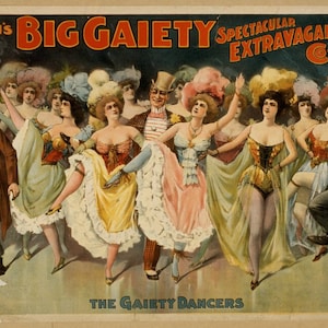 Curated Collection - 125 Vaudeville and Burlesque Theatre Ads - Vibrant ...