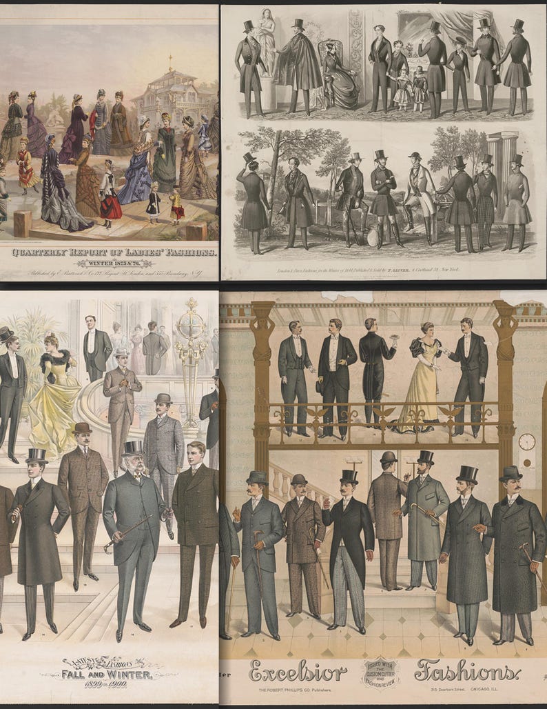 365 Victorian Fashion Magazine Plates and Ad Illustrations - Latest ...