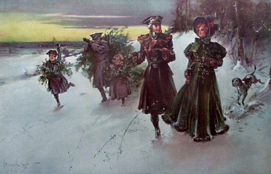 130 Large Colonial Illustrations - Colonial Art, Architecture, Greeting ...