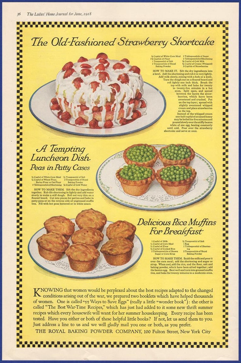 The Vintage Pantry - 100 Curated Ladies' Magazine Ads Focusing on What ...