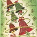 105 Beautiful Christmas Bells - Mid-century Christmas Card Illustration ...