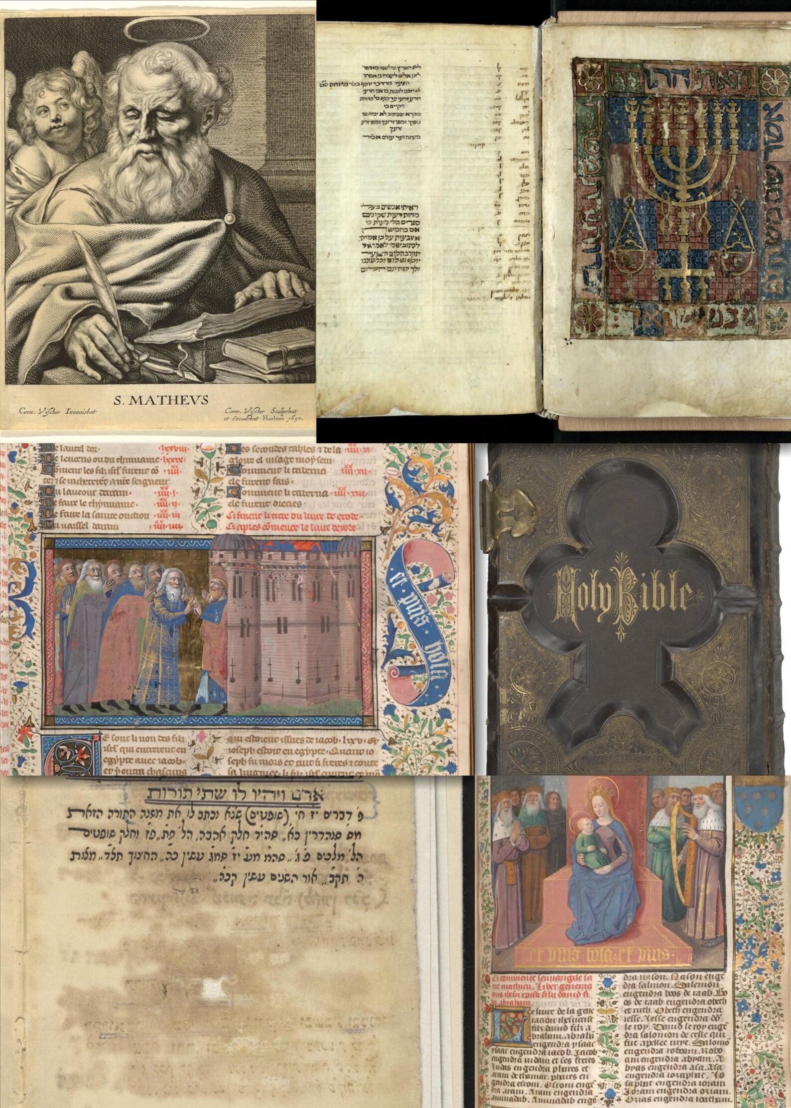 465 Pages From Historic and Ancient Bibles, Prayer Books, Medieval ...
