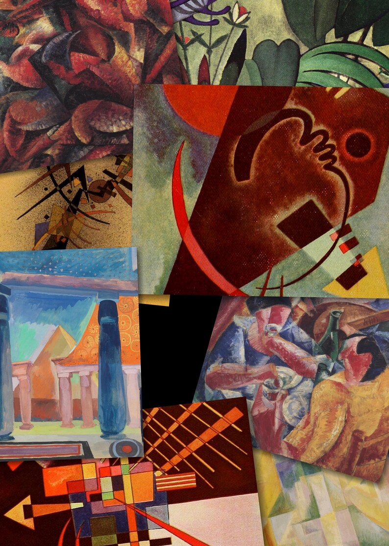 500 Modern Art Movement Paintings and Illustrations - Etsy