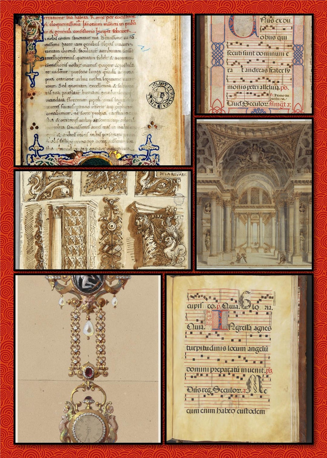 400 Historic Renaissance Book Pages, Maps, Architectural Design ...