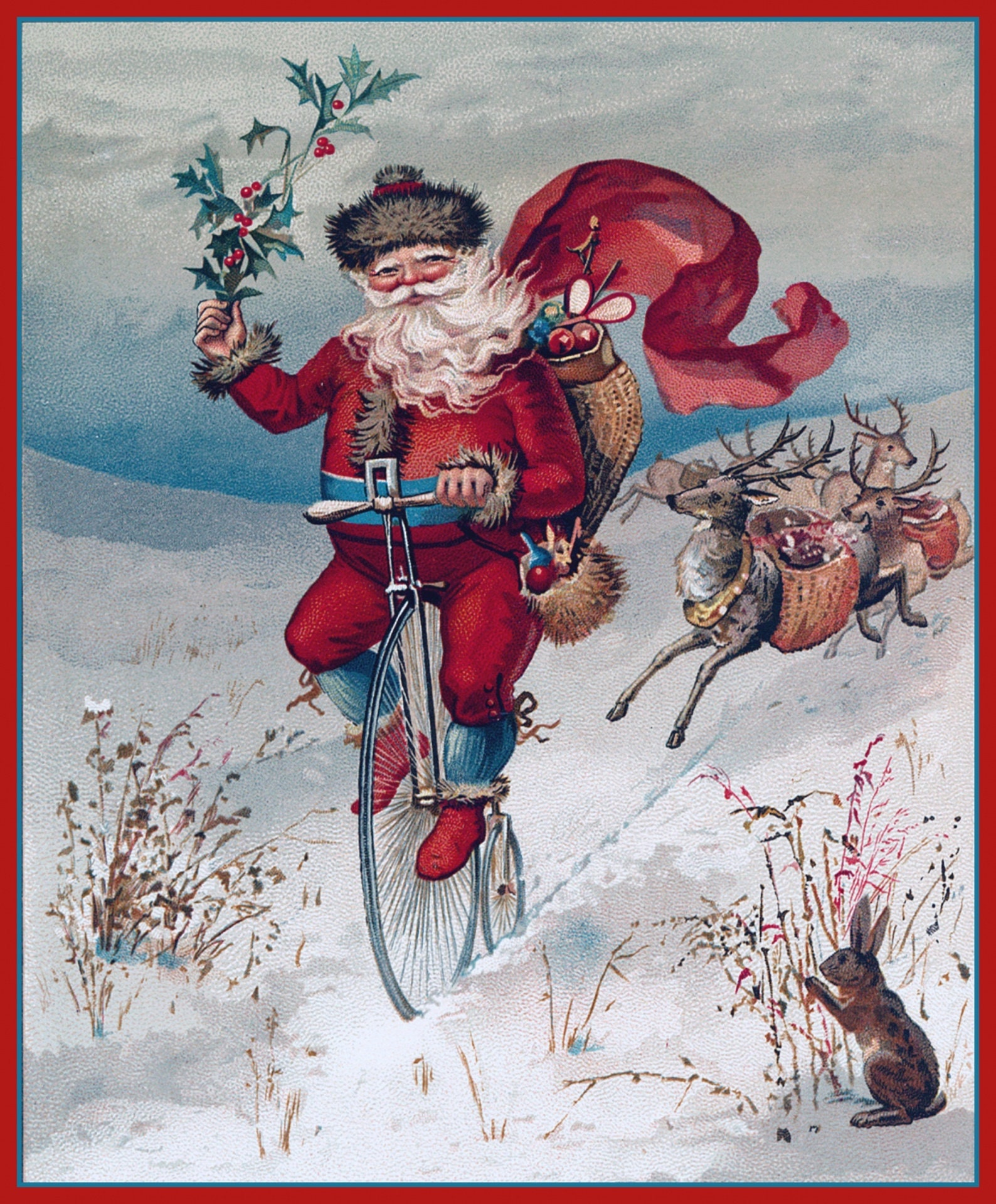 Victorian Santa Collection - 70 Graphics Derived From Vintage Christmas ...