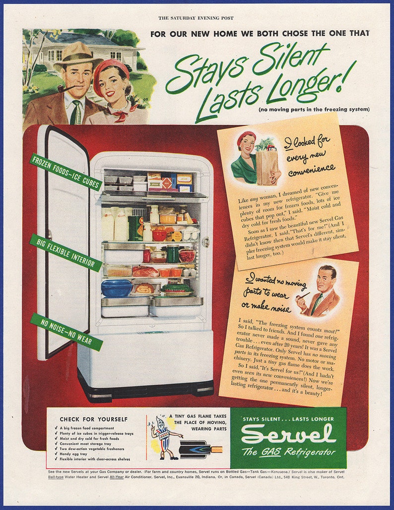 200 Retro Ads - the Heart of the Home Was the Kitchen. Vintage Stoves ...