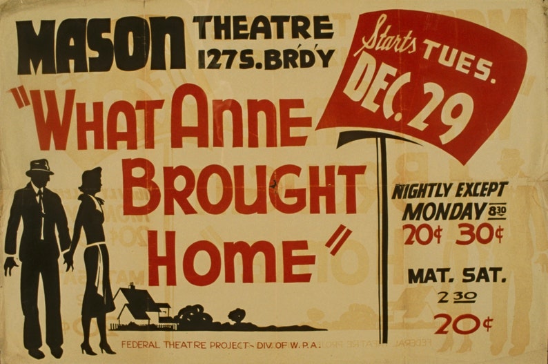60 Vintage Wartime Theatre Poster Graphics - Derived From Theatre ...