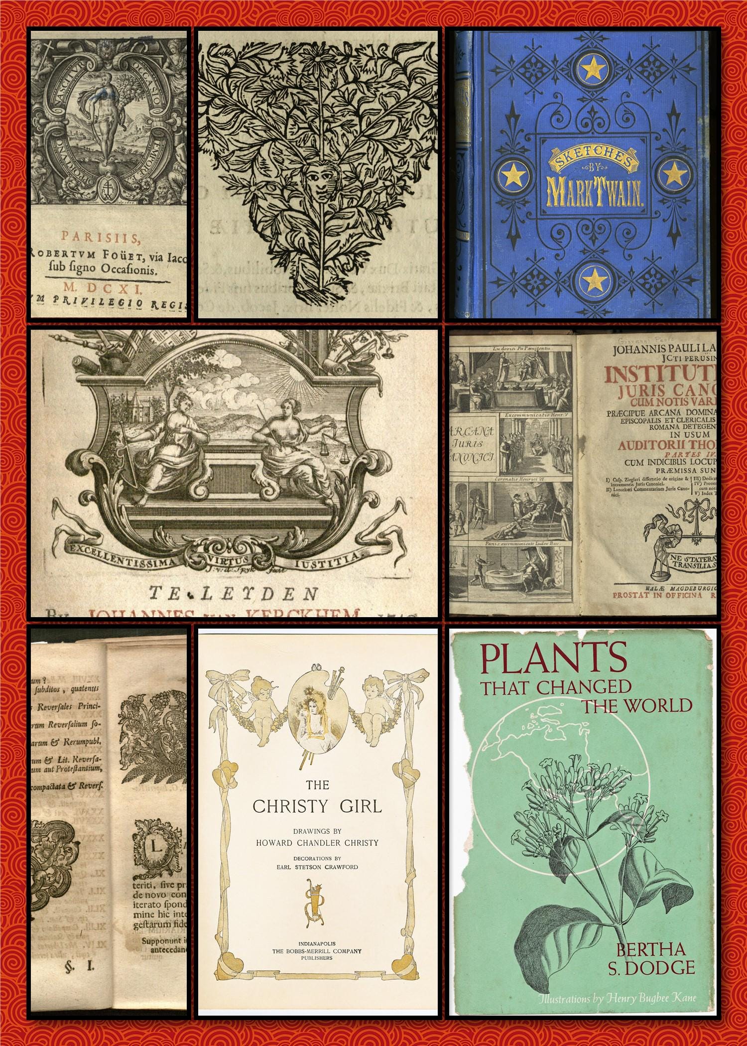 Vintage Book Art for Papercrafting Bibliophiles - 1535 Frontispieces ...