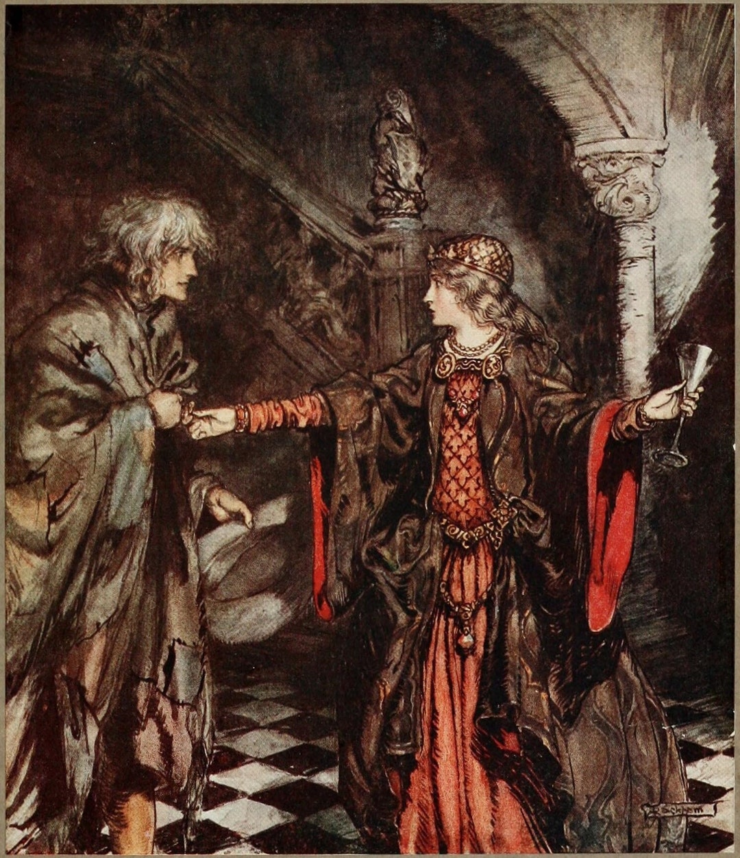 100 Magical and Fanciful Arthur Rackham Fairies, Fairyland, Wee Folk ...