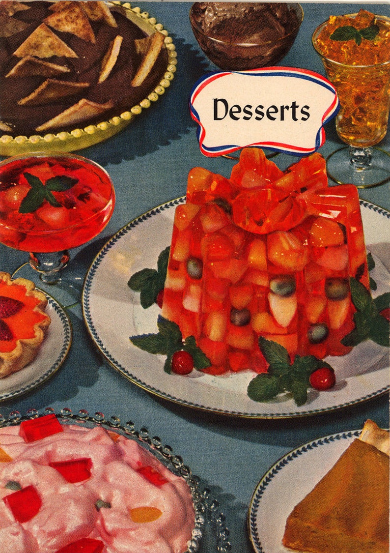 80 Mid-century Regrettable Buffet Foods Illustrations - Spam, Things ...