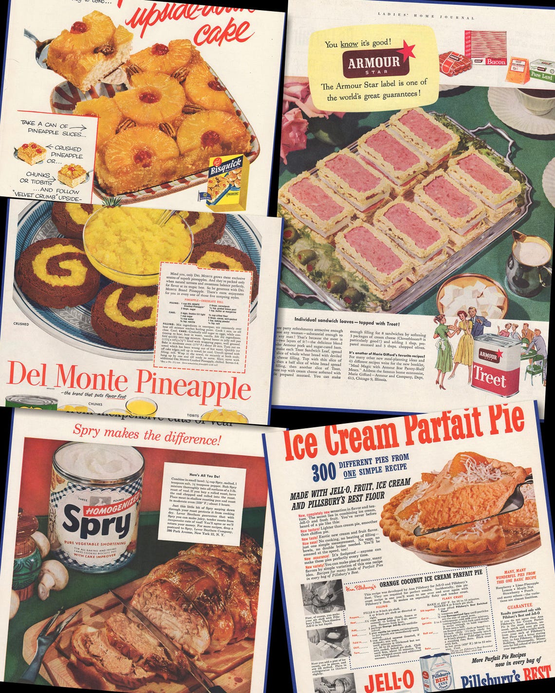 Boomer Foods and Recipes - 150 Vintage Magazine Ad Illustrations - Etsy