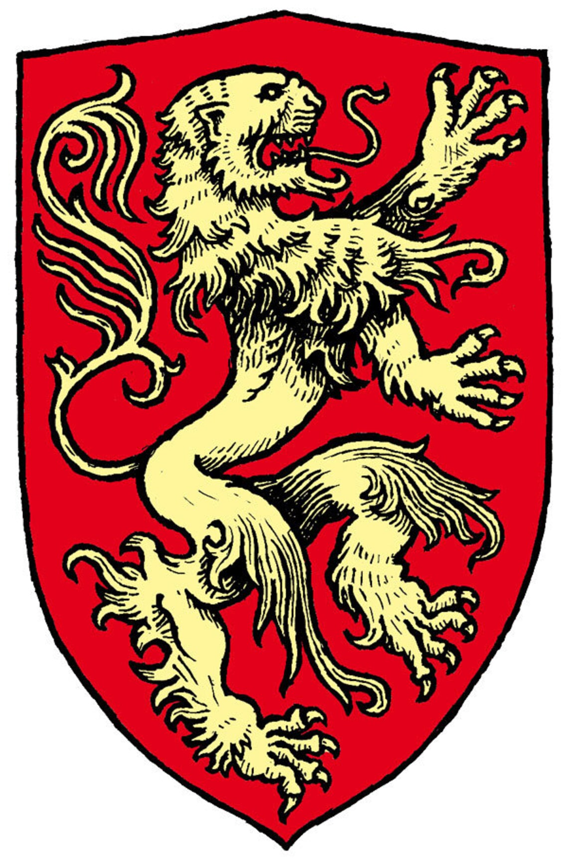 125 Historic Medieval Heraldic Design Coats of Arms Illustrations and ...