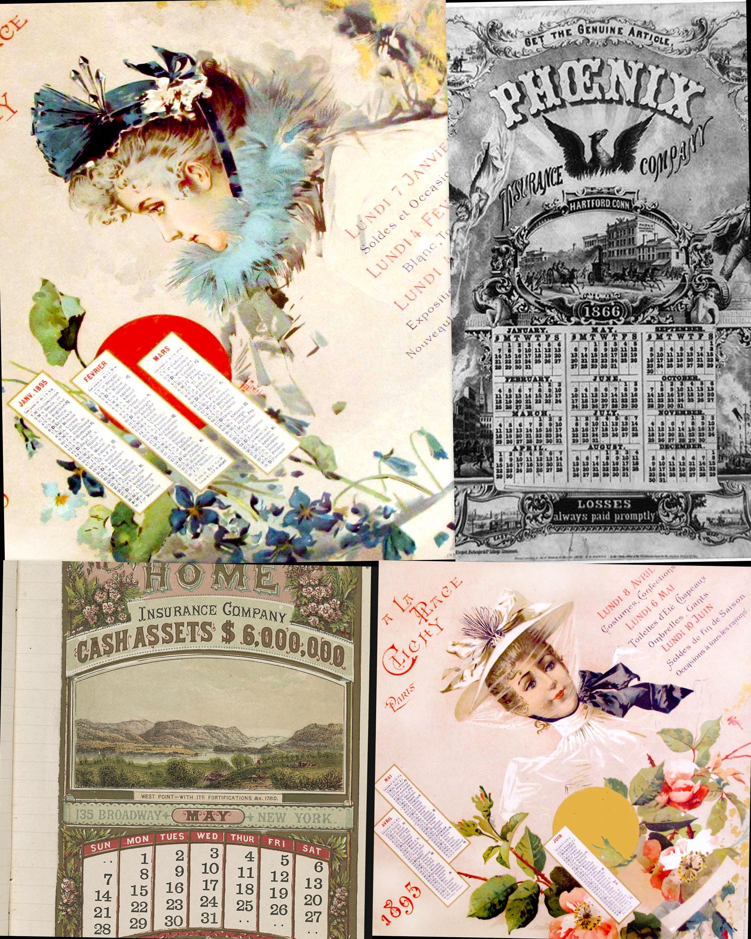 200 Large Victorian Calendar and Almanac Illustrations - Etsy
