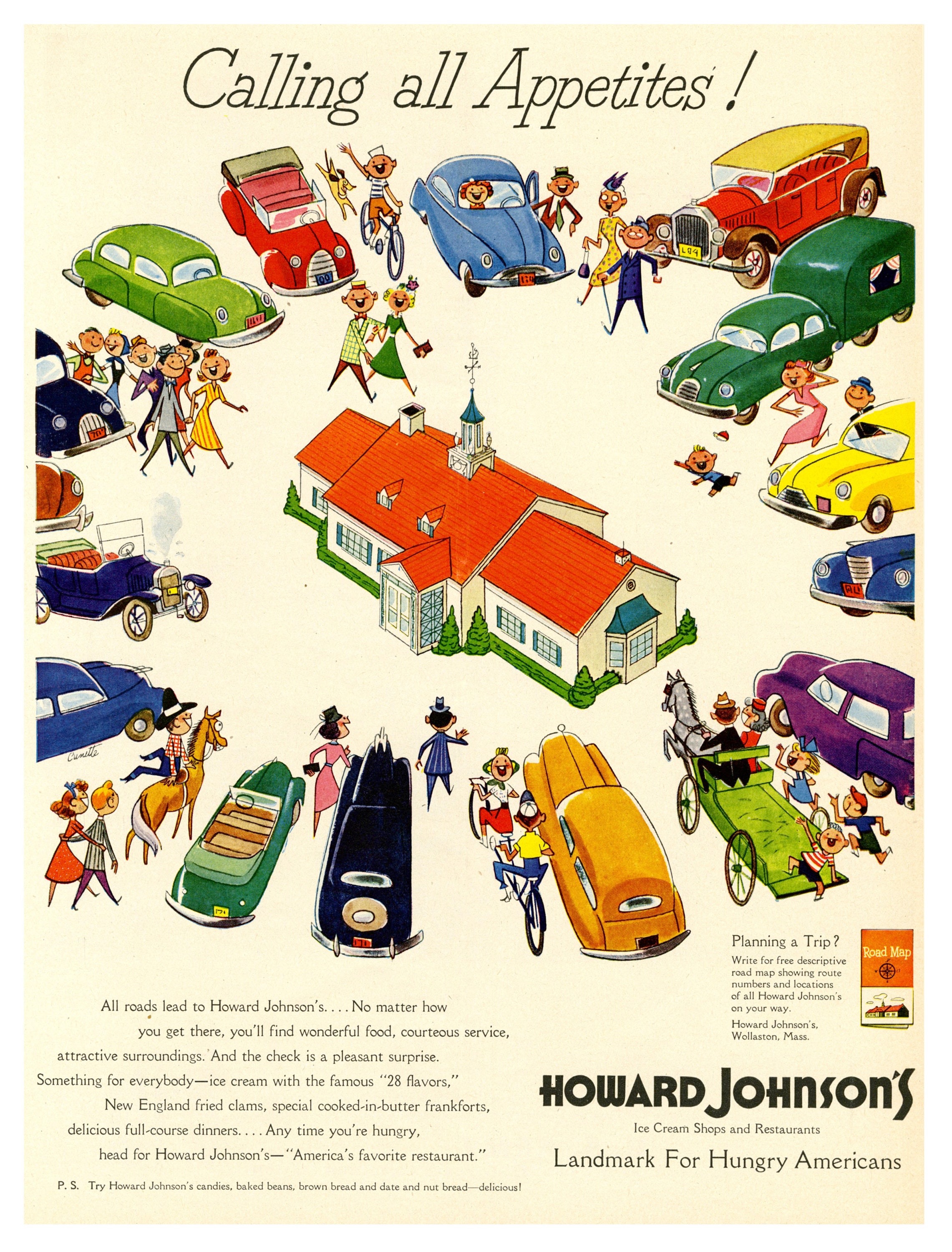 100 Retro 50's Ad Illustrations - A Large Assortment of All Manner of ...