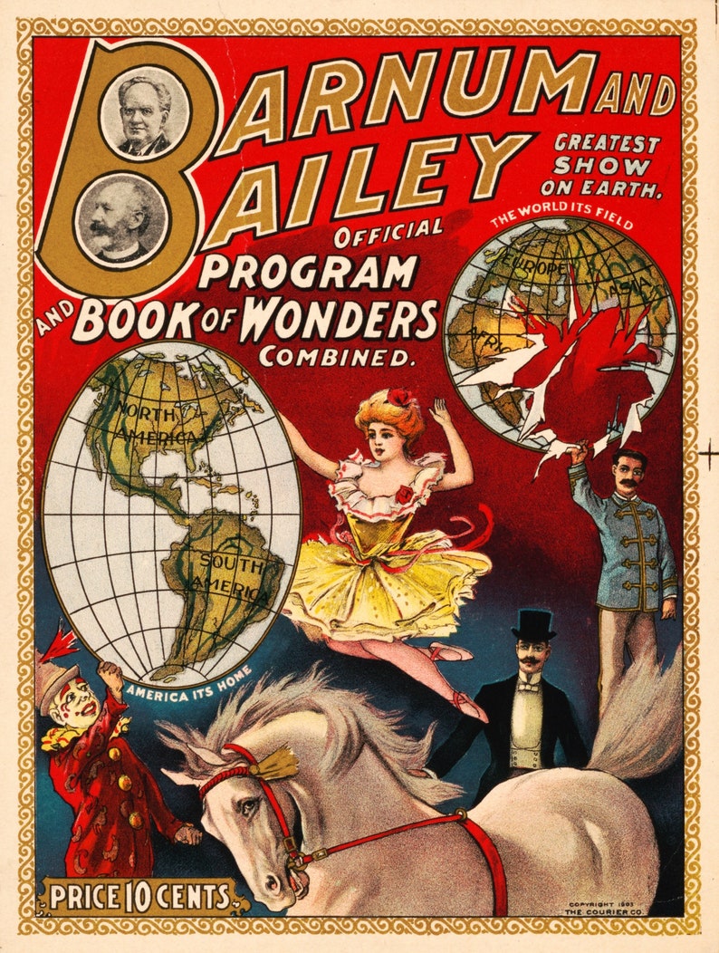 Victorian Circus Art - Curated Collection of 125 Large and Colorful ...
