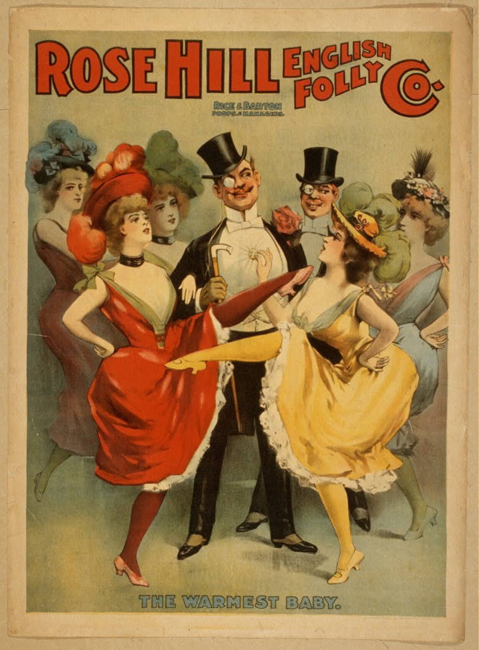 Curated Collection - 125 Vaudeville and Burlesque Theatre Ads - Vibrant ...